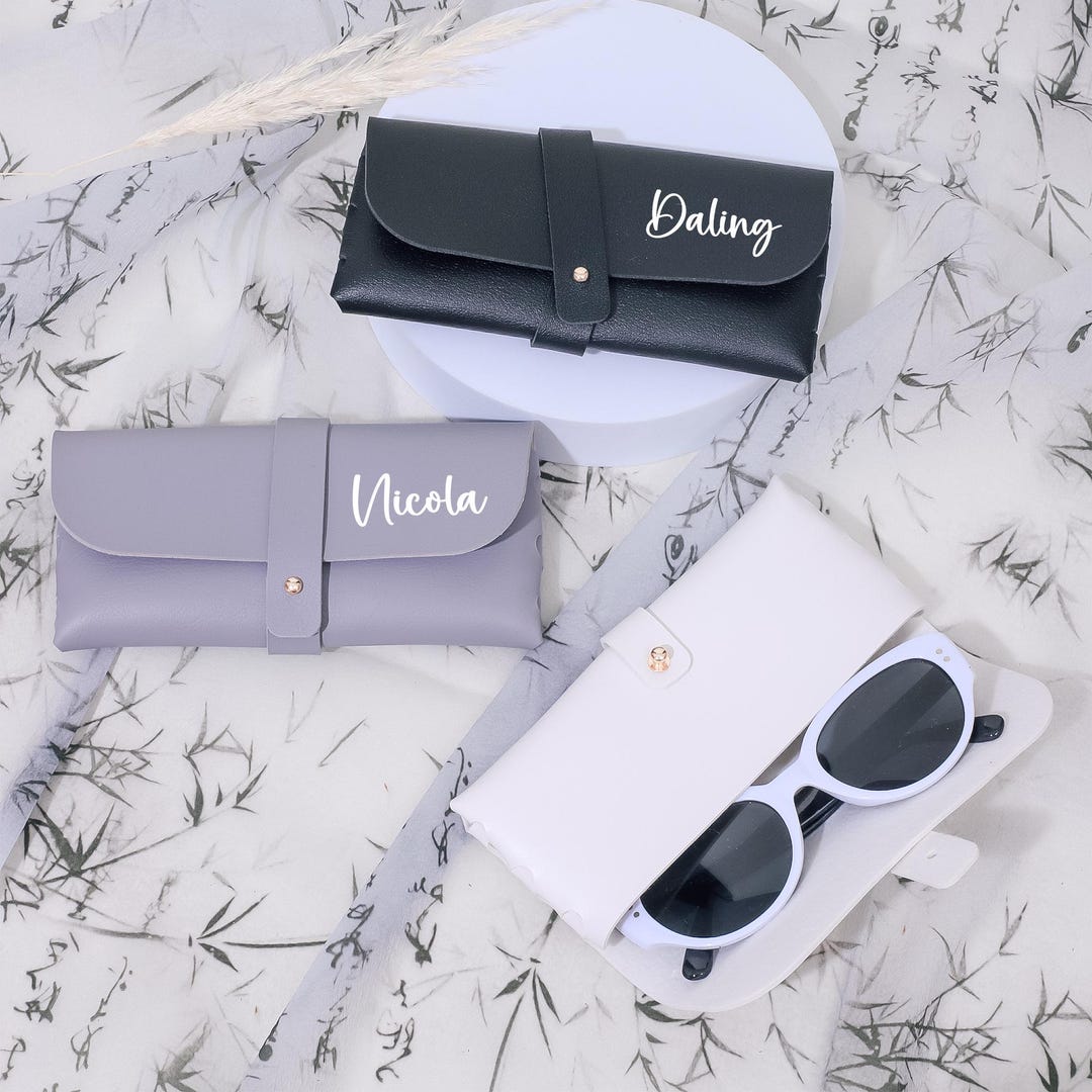 Glasses Storage Box，personalized Leather Glasses Case, Soft Glasses Box ...