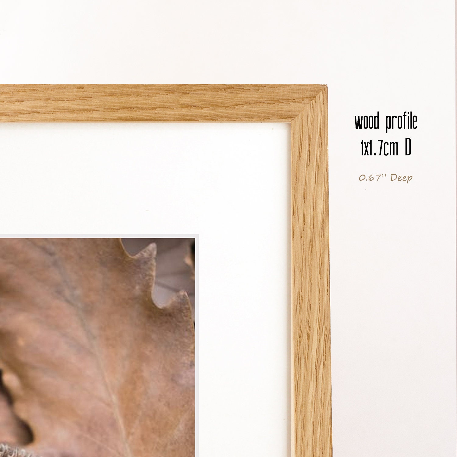 Natural Oak Wood Photo Frame A4 Bundle Pack Gallery Wall Frame 3pcs - Etsy