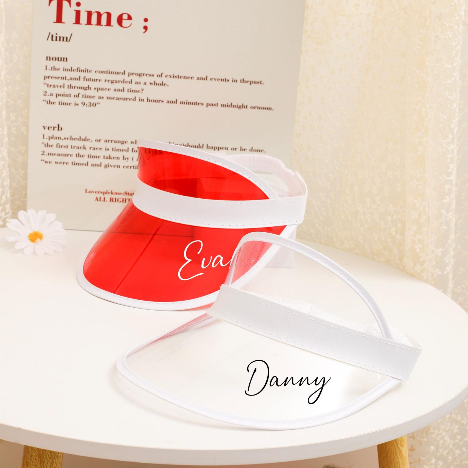 Personalized Party Visors, Custom Name Visors, Bridesmaid Gifts, Bridal ...