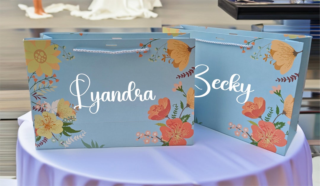 Personalised Birthday Gift Bag, Birthday Gift Bag Girls, Birthday Bags ...