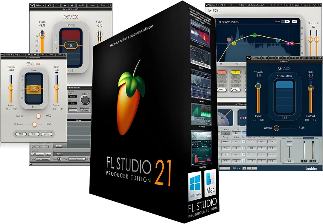 FL Studio 21 Producer Edition All Plugins Edition Ultimate Music Production Suite for Windows ...
