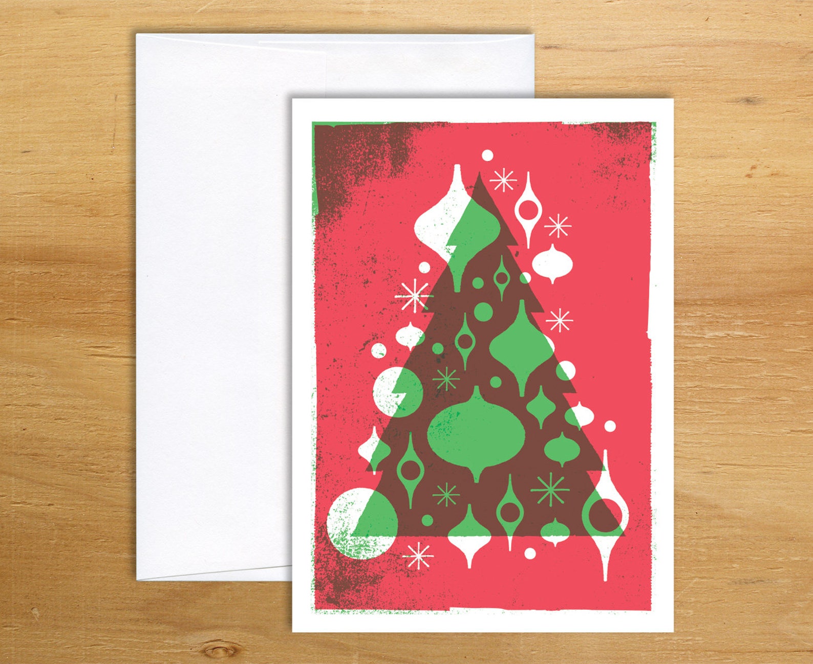 Christmas Card Set ( Set of 8) / Christmas Tree Card / Christmas ...