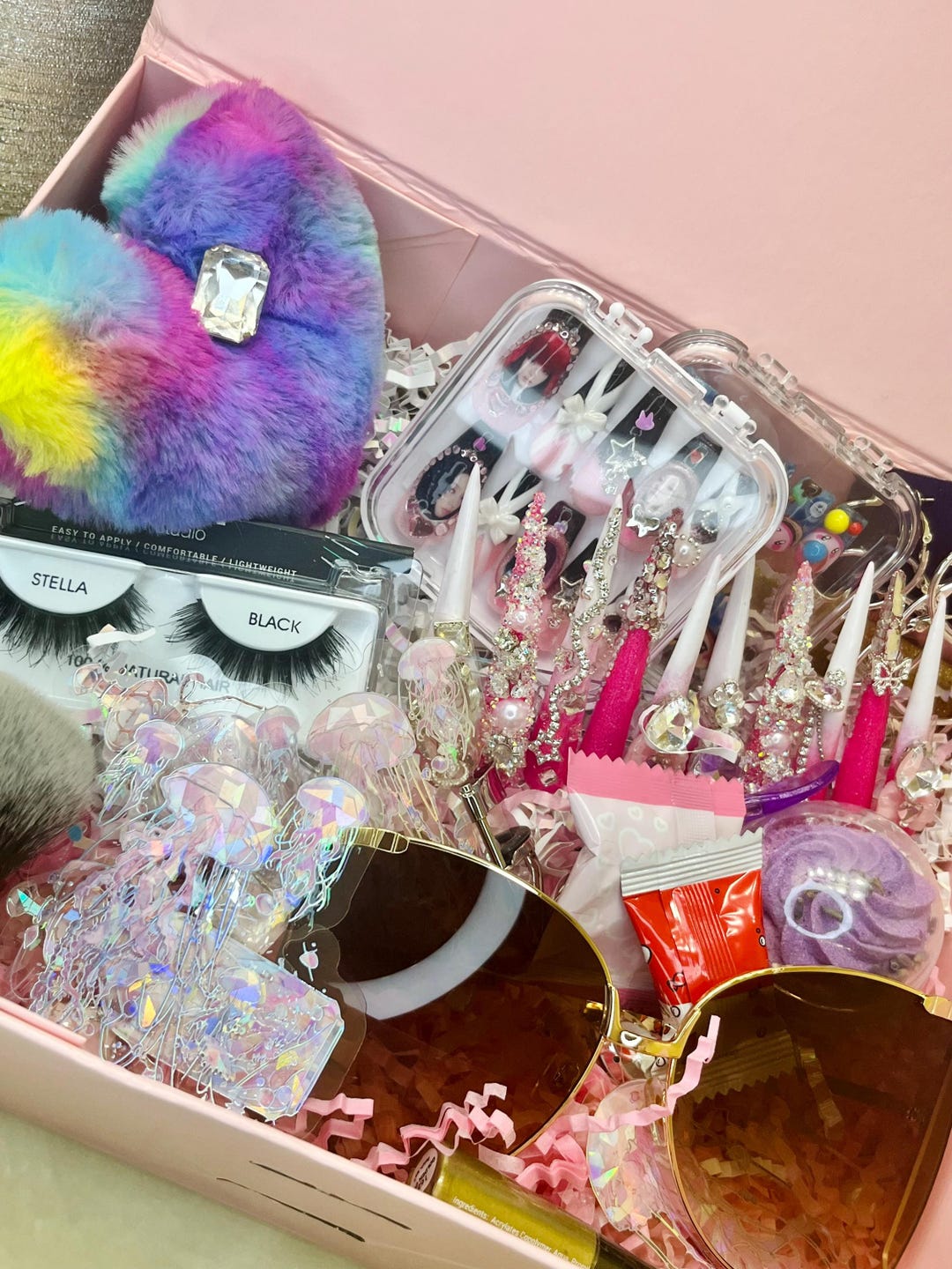 Luxury Press on Nail/beauty Box, Luxury Gift Box for Her, Birthday ...