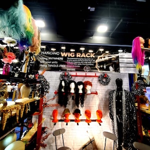 Hanging Wig Rack | Ultimate Space-saving Display & Storage for Multiple ...
