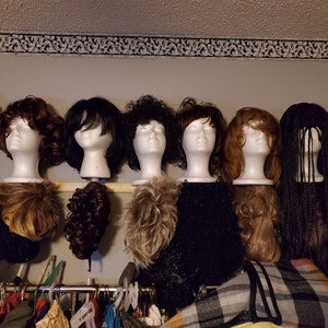 Hanging Wig Rack | Ultimate Space-saving Display & Storage for Multiple ...
