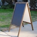 Sidewalk Chalkboard Sign A-frame Chalkboard Sign Double-sided ...
