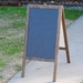Sidewalk Chalkboard Sign A-frame Chalkboard Sign Double-sided ...