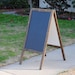 Sidewalk Chalkboard Sign A-frame Chalkboard Sign Double-sided ...