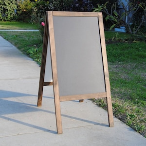 Sidewalk Chalkboard Sign A-frame Chalkboard Sign Double-sided ...