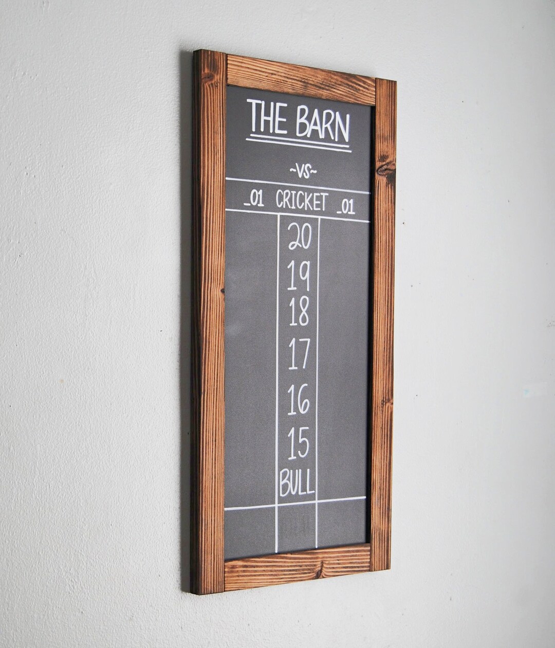 Darts Scoreboard Chalkboard Darts Scoreboard Cricket Scoreboard ...
