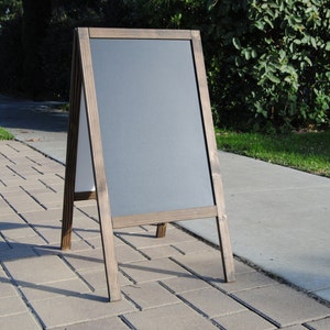 Sidewalk Chalkboard Sign A-frame Chalkboard Sign Double-sided ...