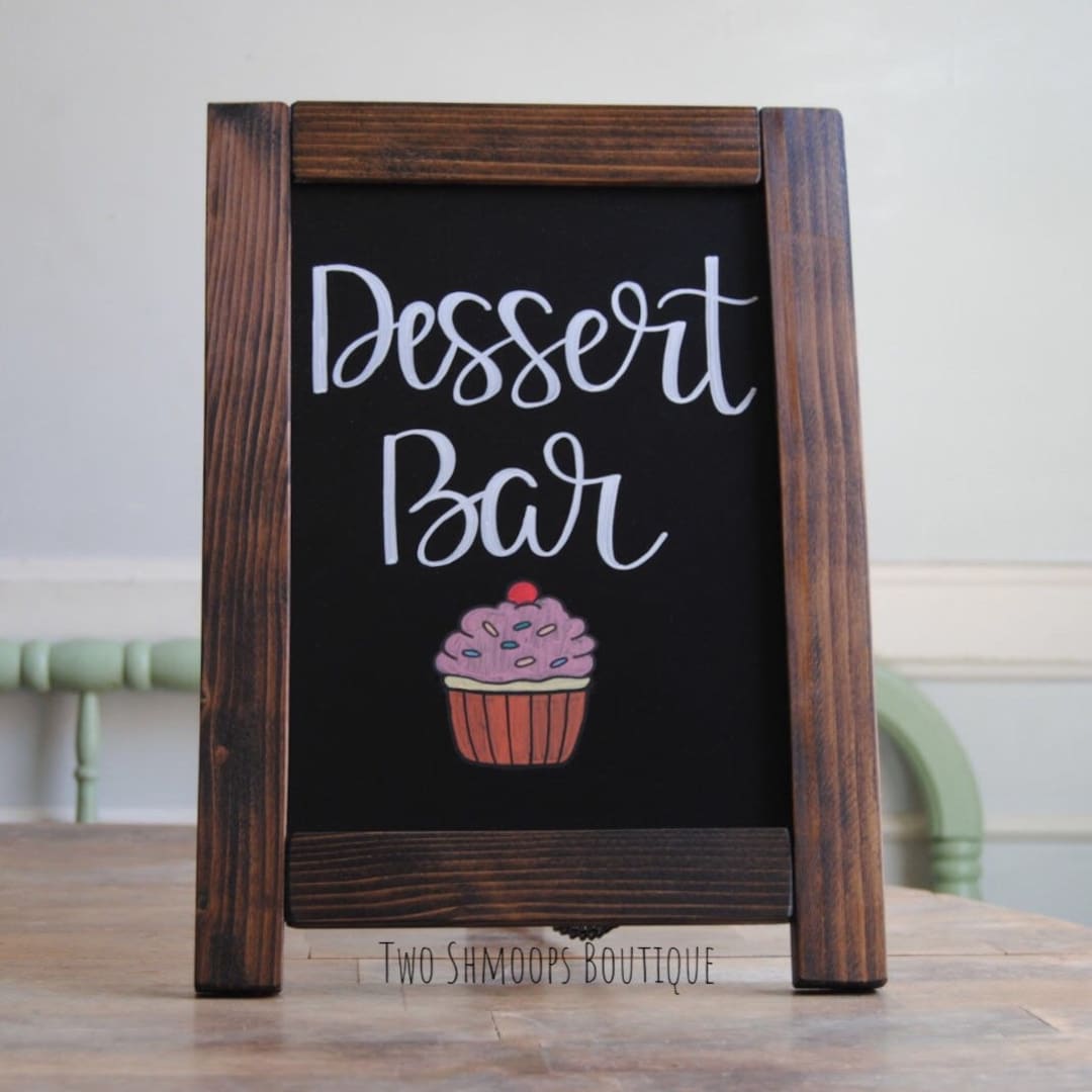 Chalkboard, Rustic Chalkboard Easel, Chalkboard Sign, Custom Wedding ...