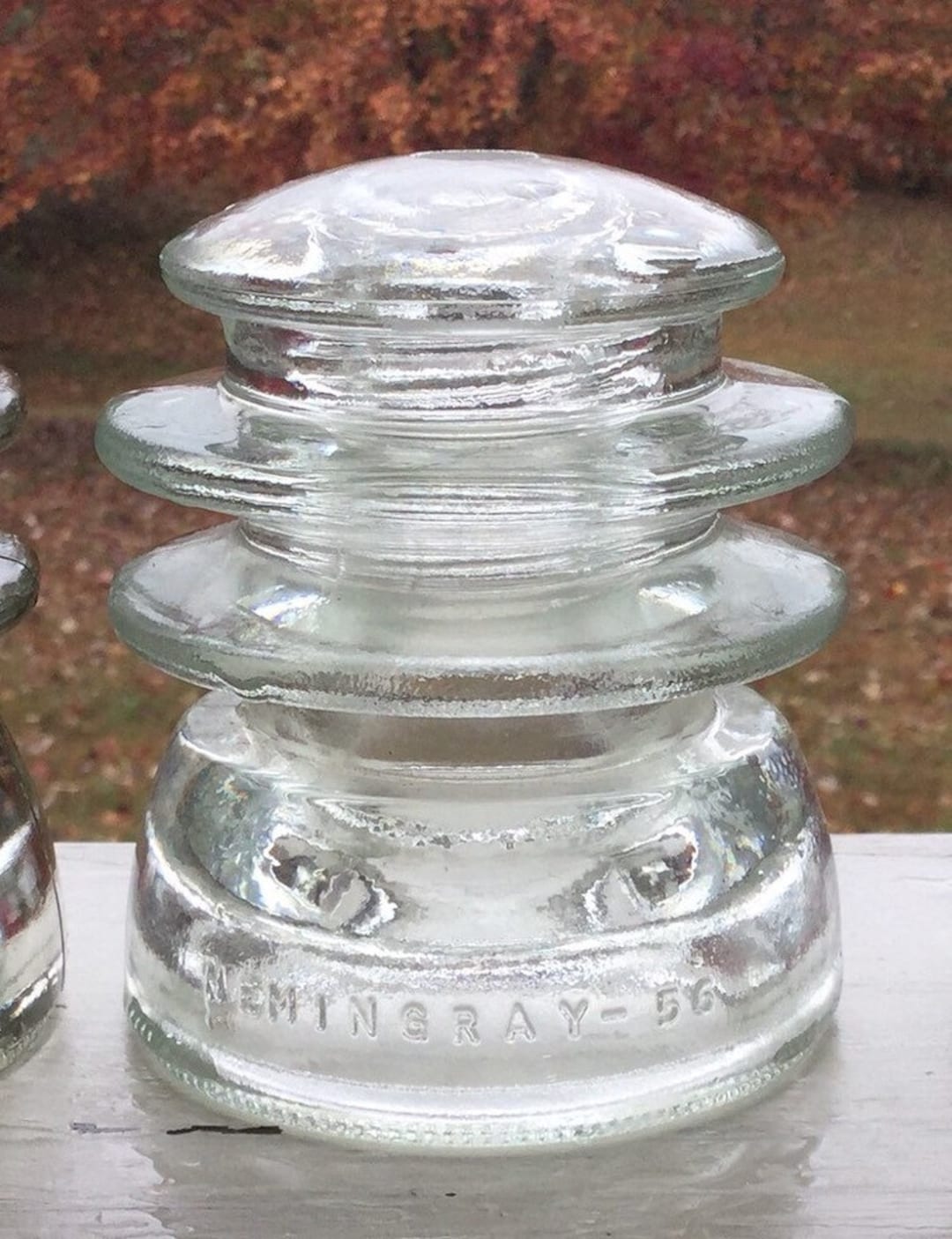 Vintage Clear Glass Insulator Hemingray No 56 Kerr Armstrong CD 203 ...