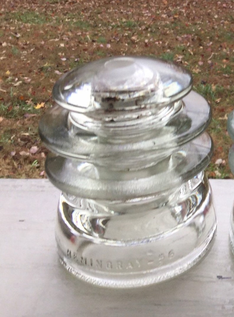Vintage Clear Glass Insulator Hemingray No 56 Kerr Armstrong CD 203 ...