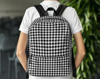 Houndstooth Backpack | Etsy