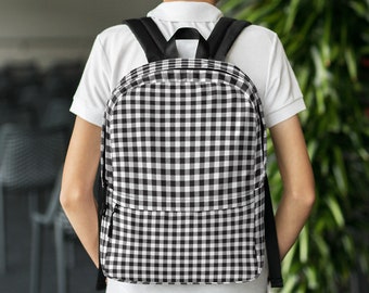 Gingham Backpack - Etsy