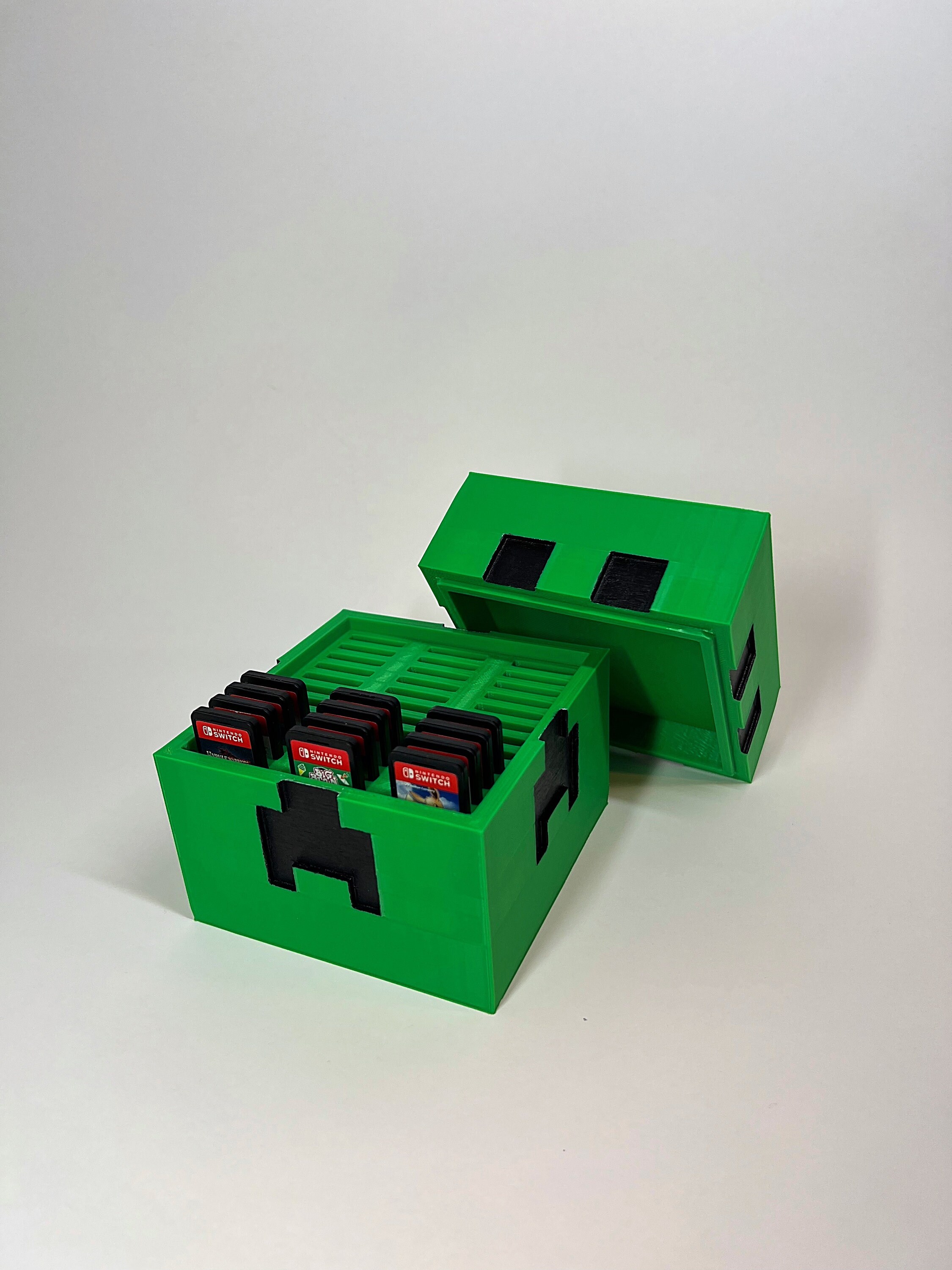 Minecraft Creeper Nintendo Switch Game Cartridge 3D Printed Storage ...