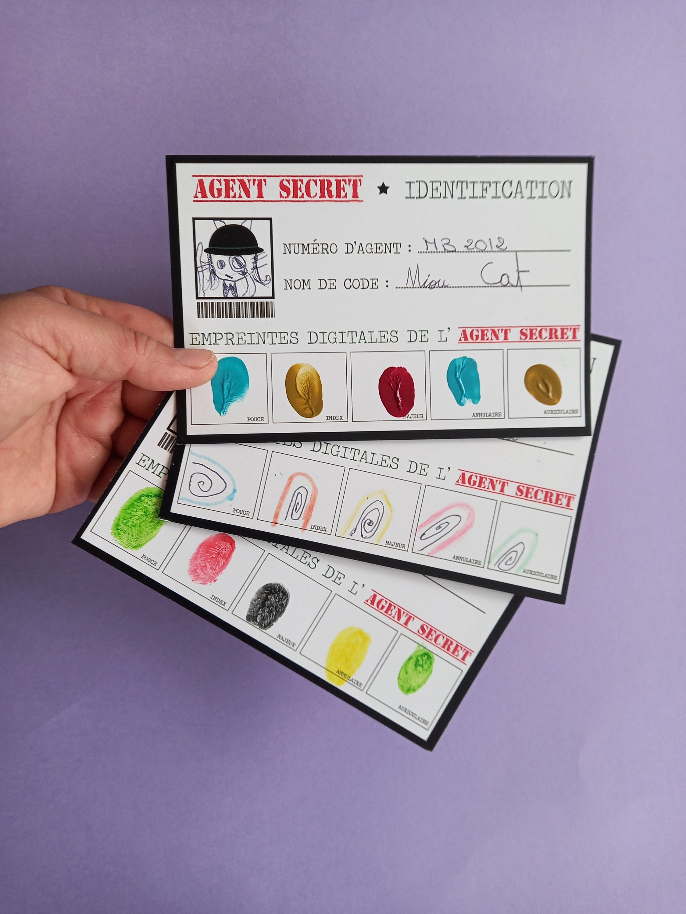 Secret Agent Card Secret Agent Theme Activity Secret Agent Mission Game ...