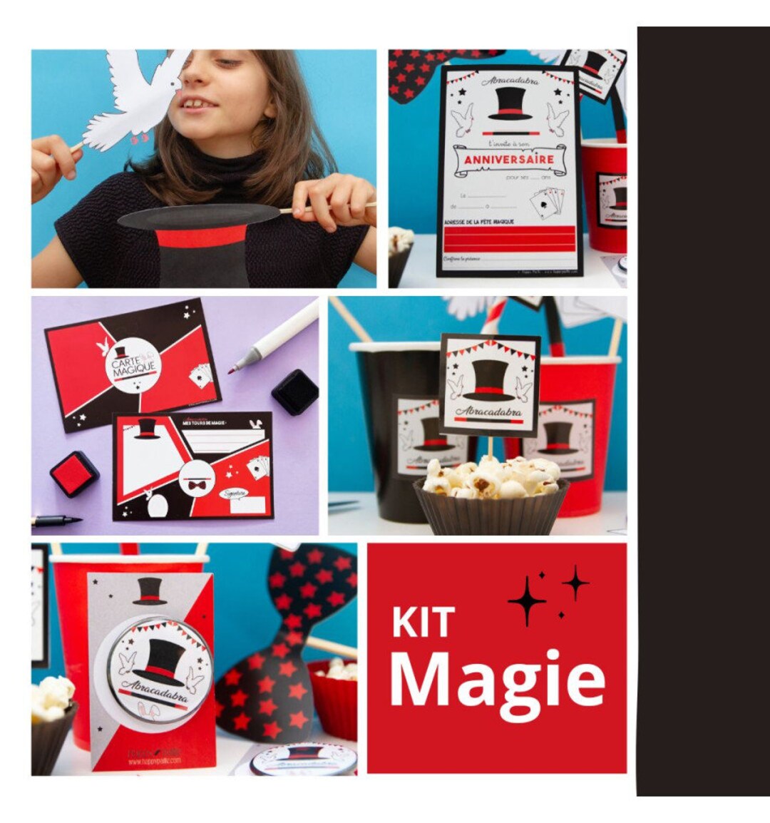 Magic Birthday Kit Magic Theme Birthday - Etsy