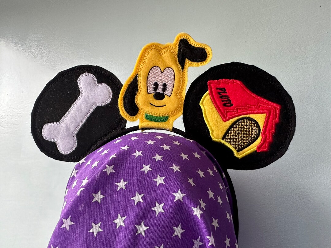 Pluto Dog House Disney Inspired Mickey Minnie Mouse Ears - Etsy