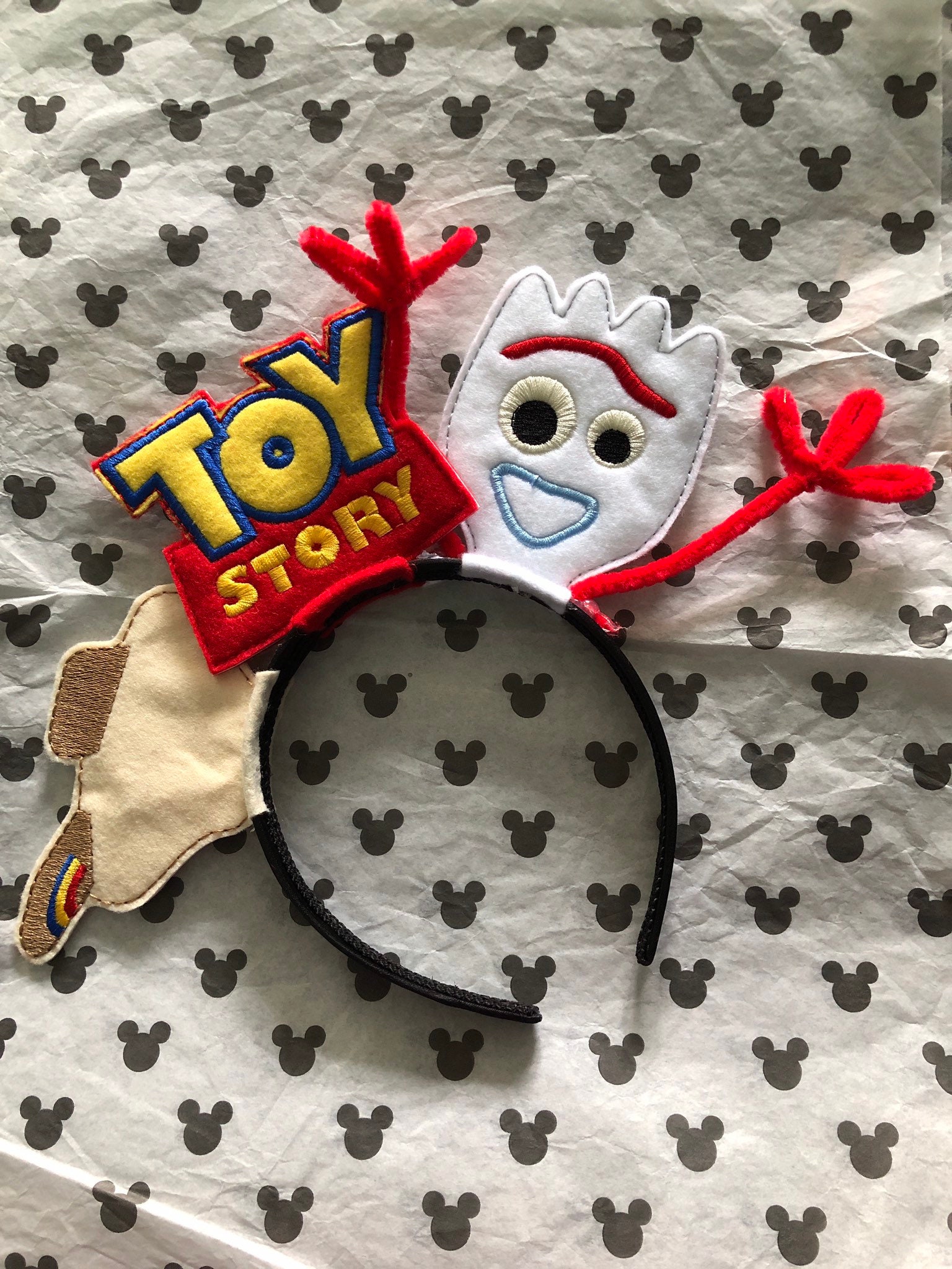 Toy Story Forky, Fork, Disney Inspired Mickey Minnie Mouse Ears ...