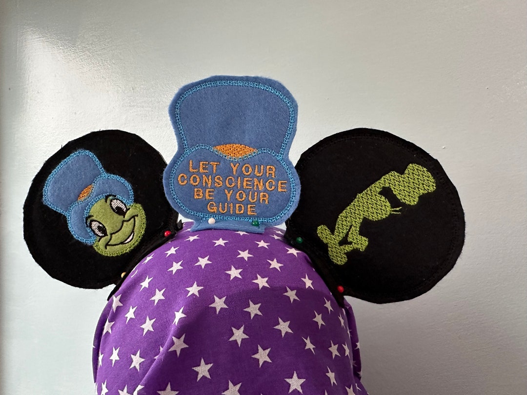 Jiminy Cricket Pinocchio Conscience Disney Inspired Mickey Minnie Mouse ...