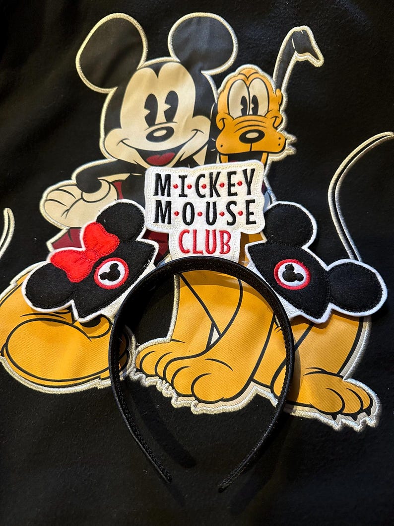 Mickey Mouse Club Ears Disney Inspired - Etsy
