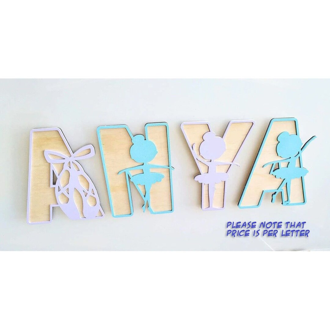 10cm Ballerina Sign, Ballet Sign, Ballerina Theme, Wall Sign, Girls ...