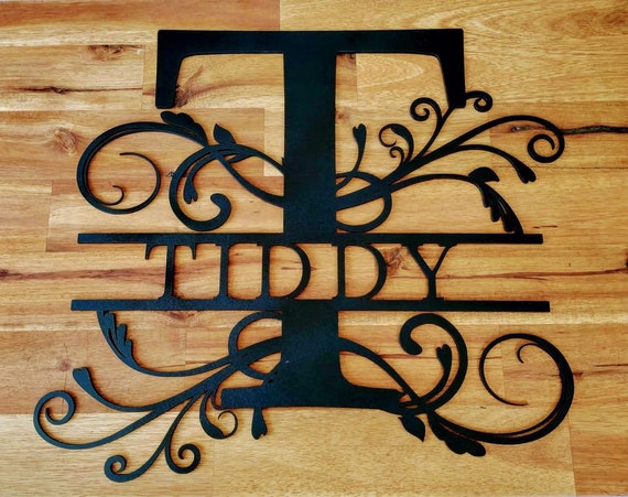 Personalised Monogram Letter Name Plaque Name Decor House - Etsy Australia