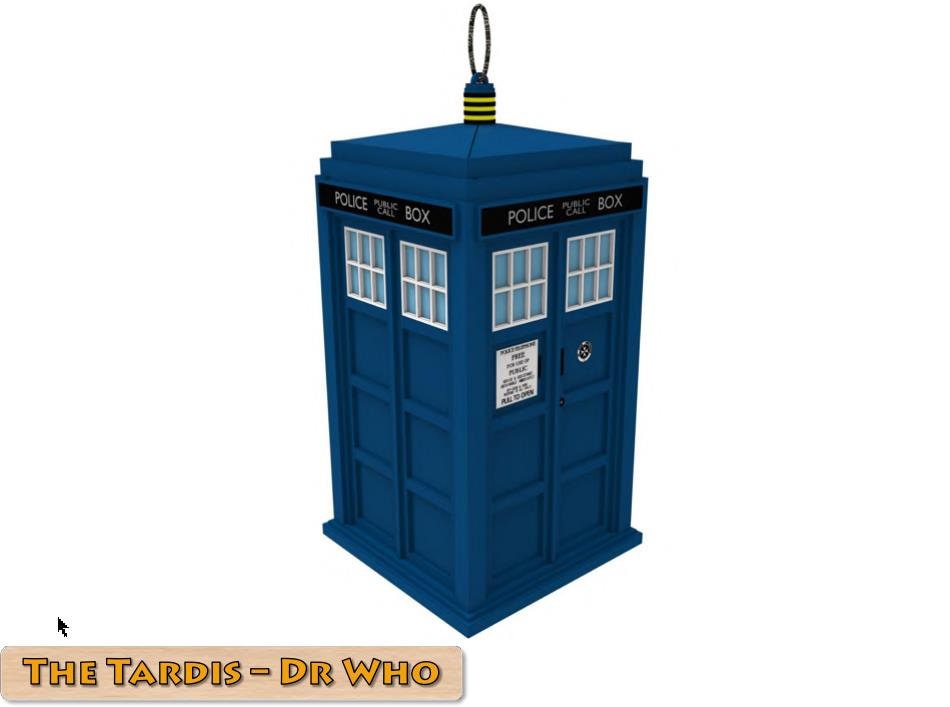 The Tardis a Laser Cut Wooden 3D Model - Etsy Australia