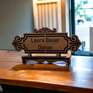 Desk Name Plate, Custom Personalized Sign, Personalized Name Sign on ...
