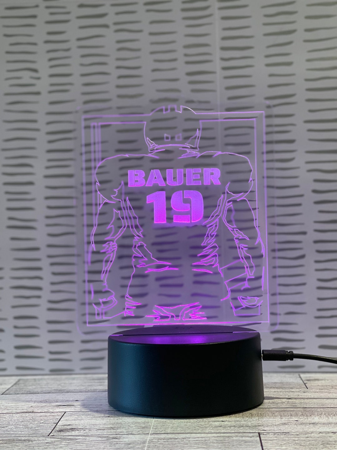 Led Night Light Football Player Night Light LED Lamp for - Etsy