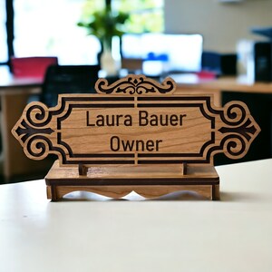 Desk Name Plate, Custom Personalized Sign, Personalized Name Sign on ...