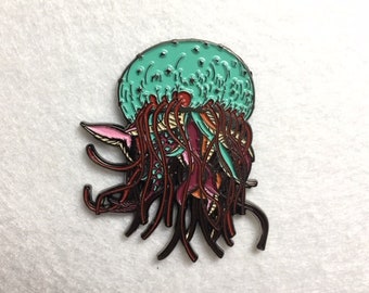 Jellyfish Enamel Pin Jellyfish Pin Jellyfish Brooch - Etsy