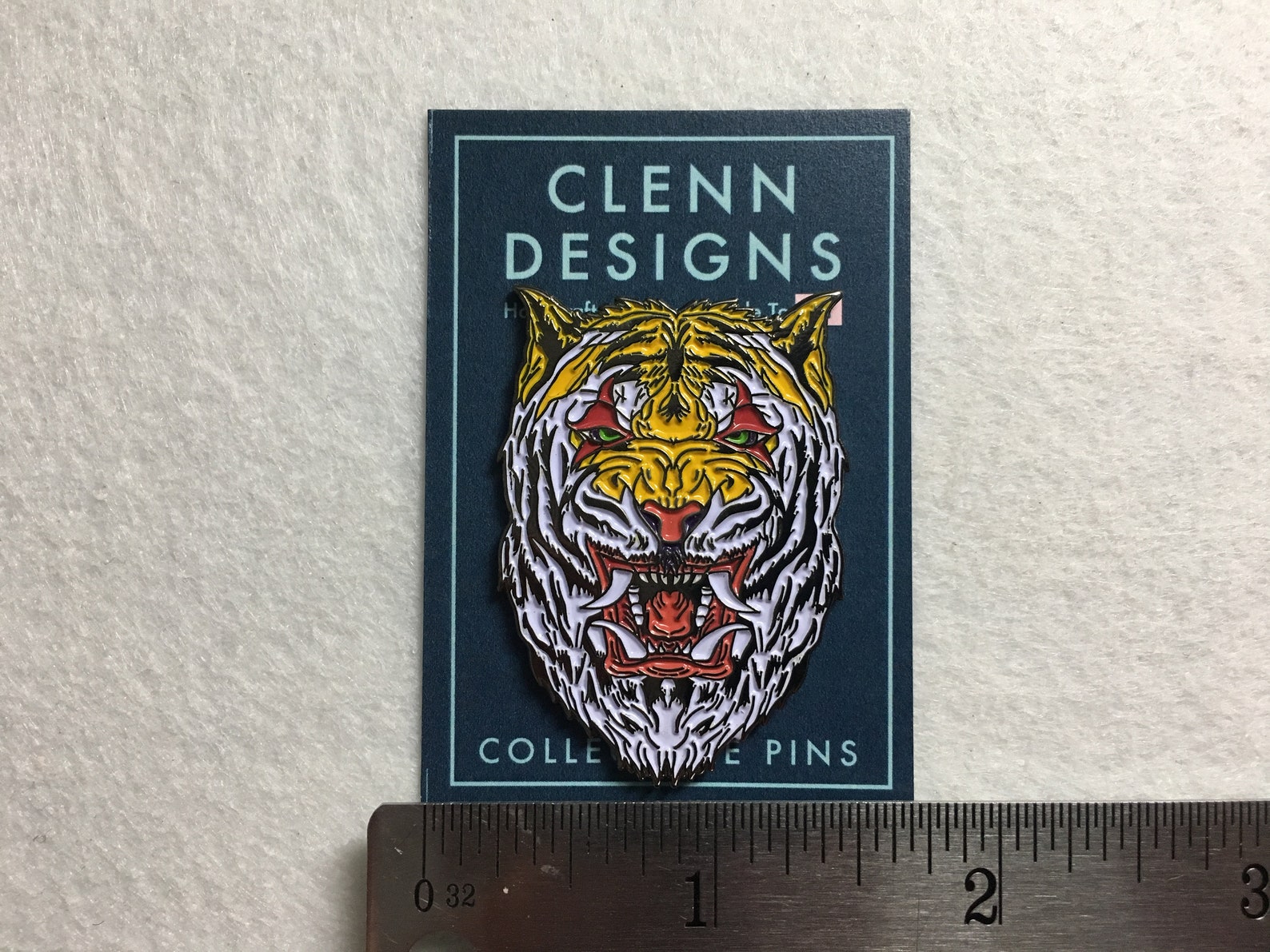 Tiger Hannya Pin - Etsy