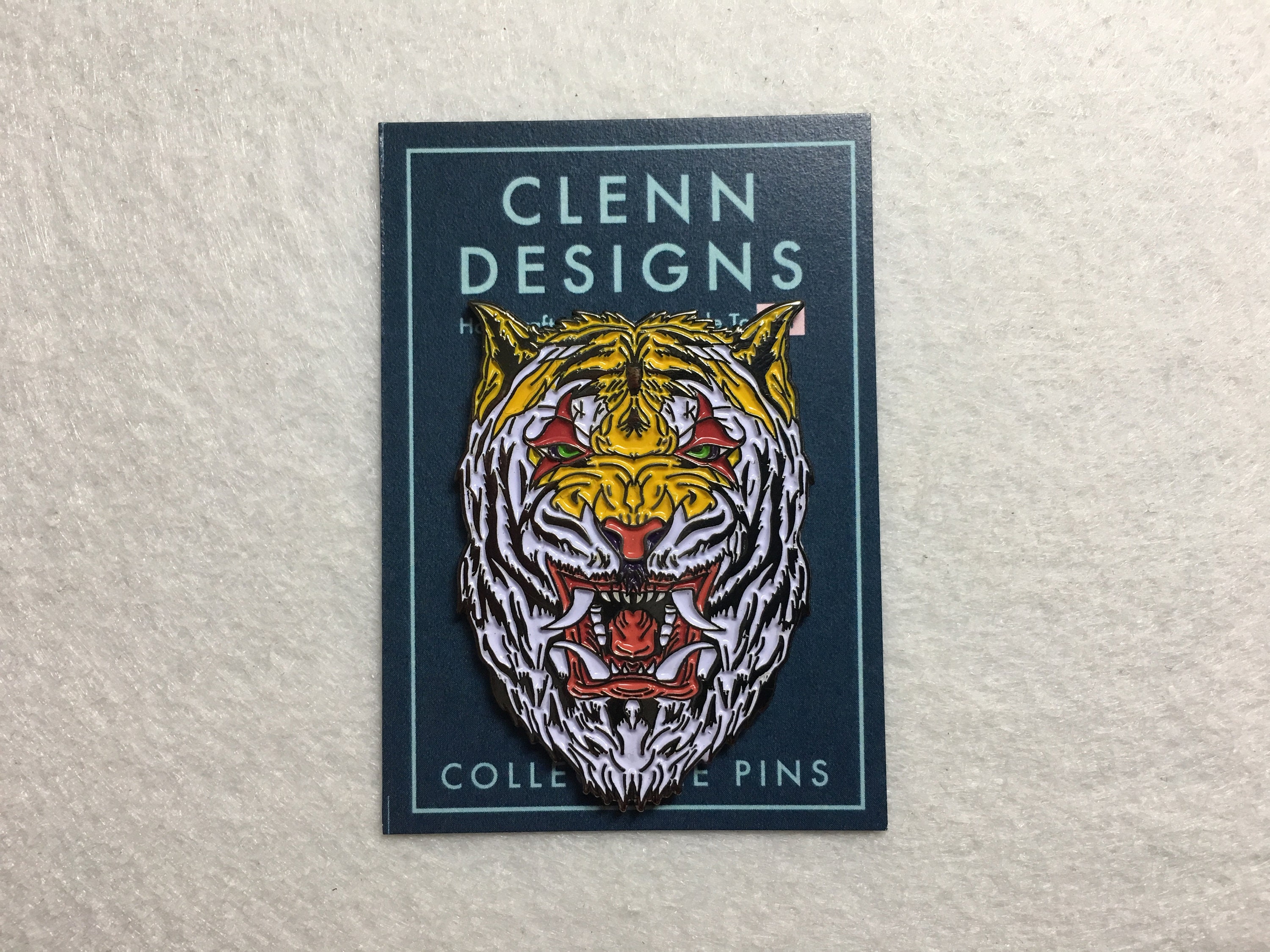 Tiger Hannya Pin - Etsy