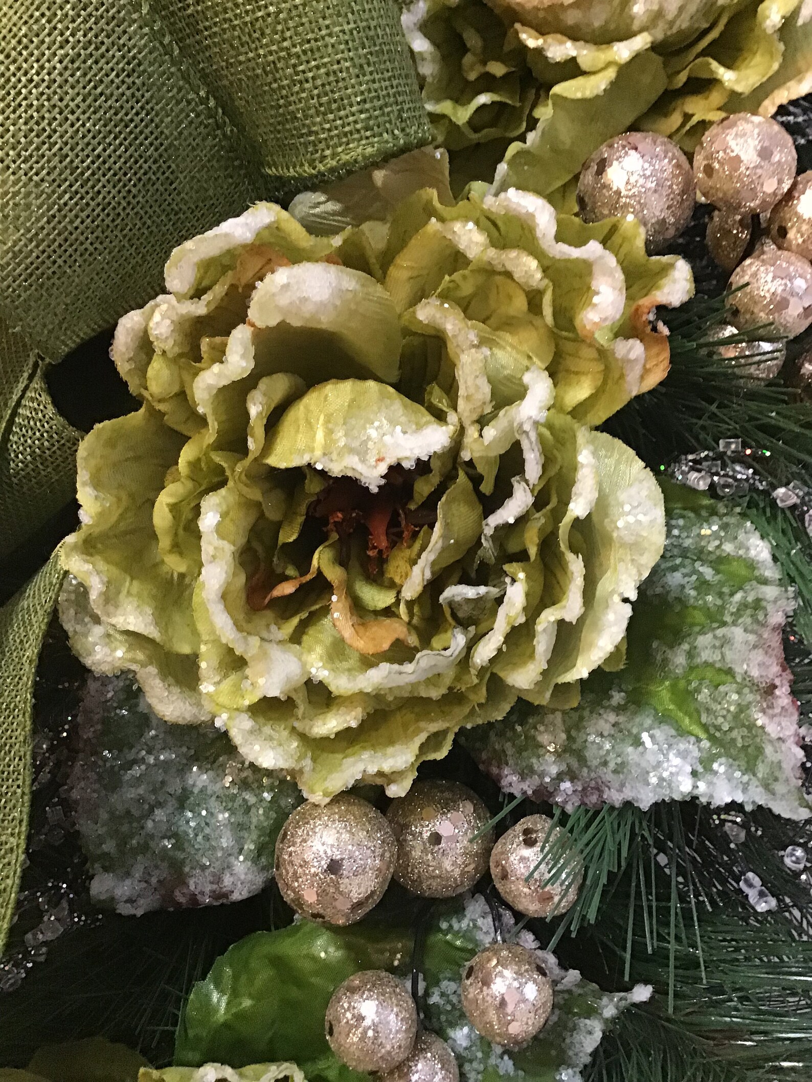 Sparkling Green Swag - Etsy