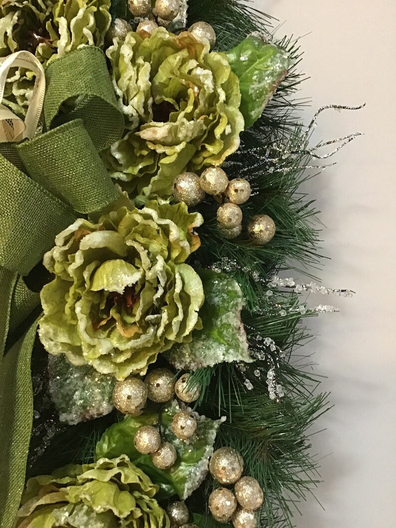 Sparkling Green Swag - Etsy