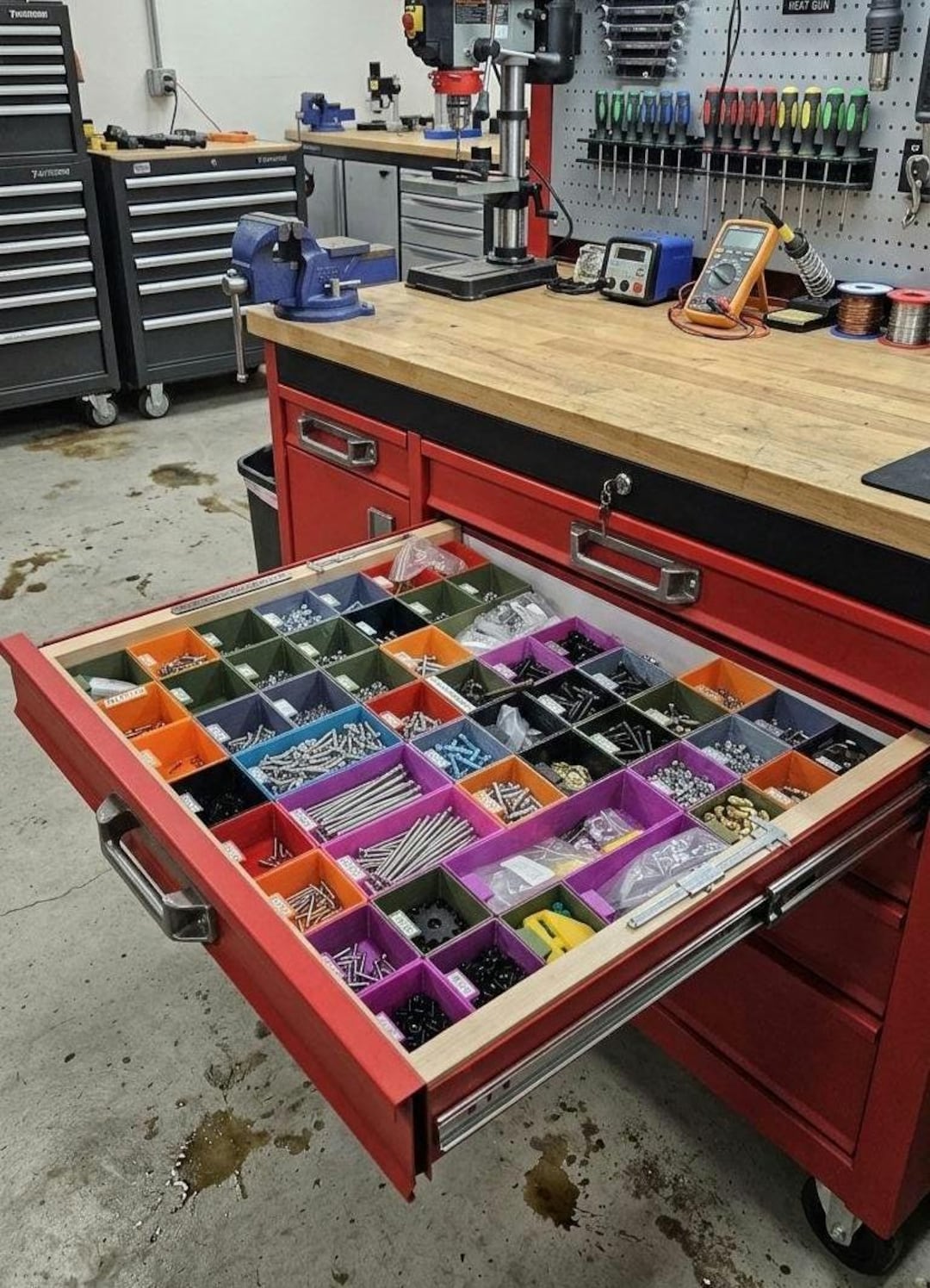 Full Set Toolgrid Screw ,tool Organizer |no-movement Storage System Non ...