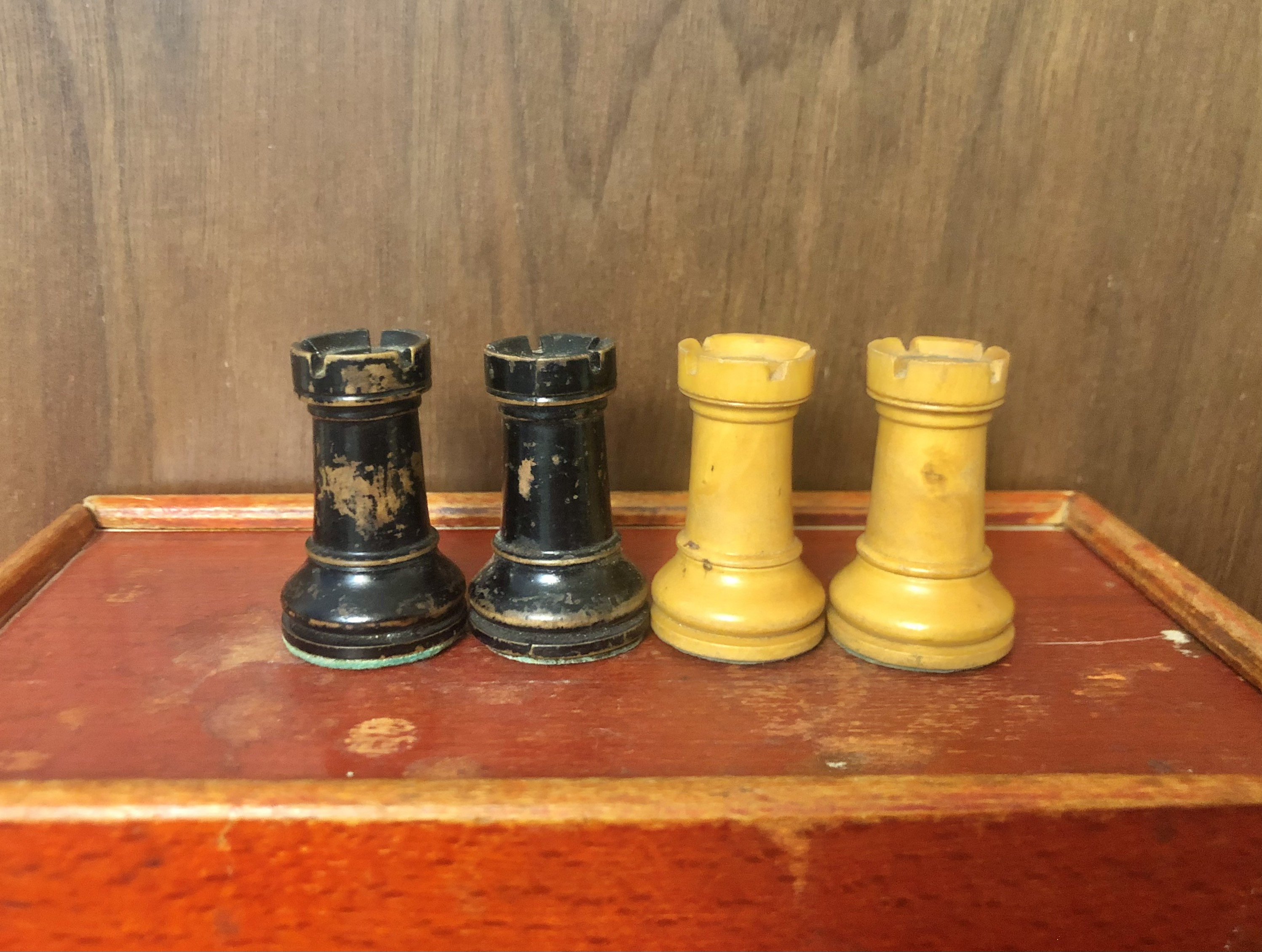 Antique 1920s French Staunton Chess Set Lot 369 - Etsy