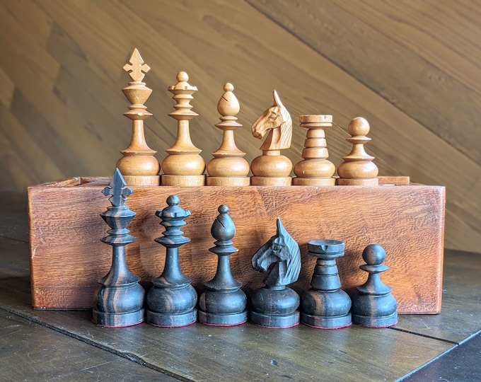 Philippine Tournament Staunton Chess Set Lot 596 - Etsy