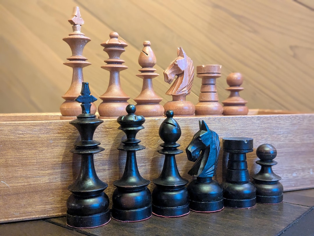 Philippine Tournament Staunton Chess Set Lot #660 - Etsy