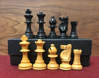 French LARDY Chess Set With Weights in Box 80s Vintage in Good ...