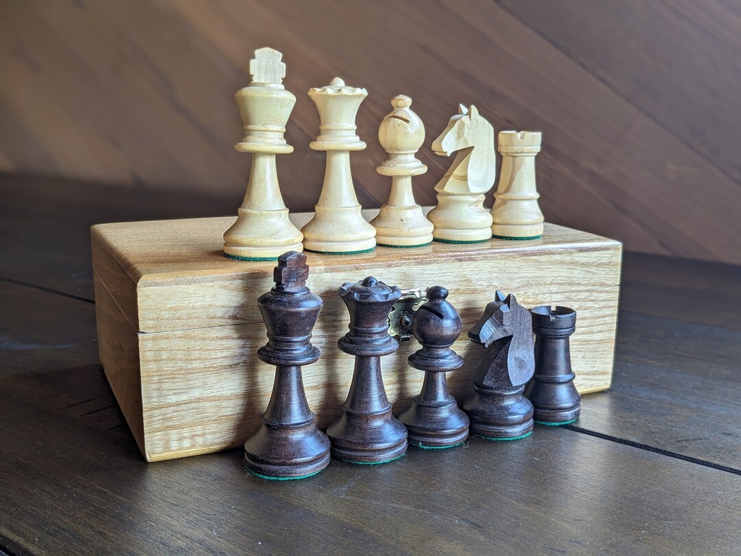 French Chavet Staunton Chess Set Lot #561 - Etsy