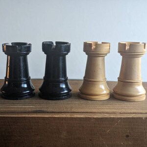 Antique French Staunton Chess Set Lot #439 - Etsy