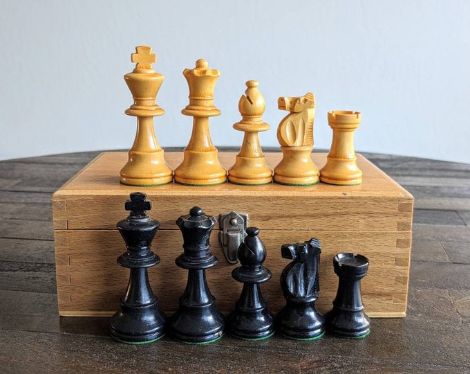 French LARDY Chess Set With Weights in Box 80s Vintage in Good ...