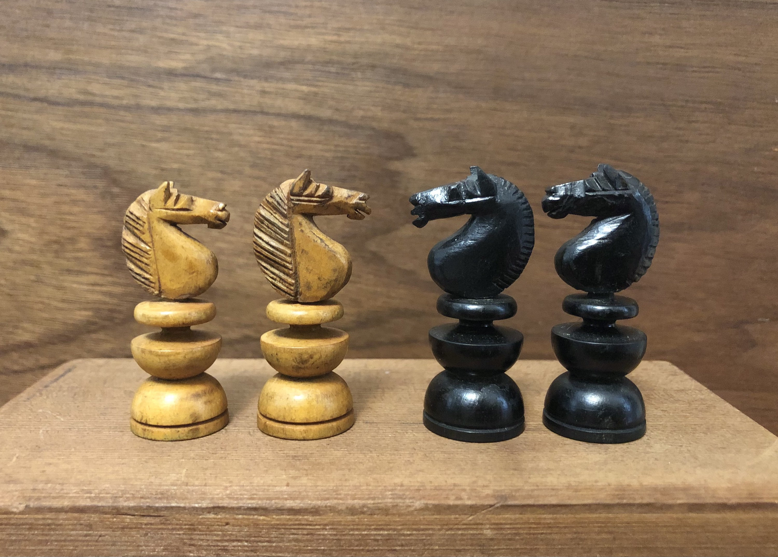 1800s St George Chess Set With Folding Board & Box Lot 245 - Etsy