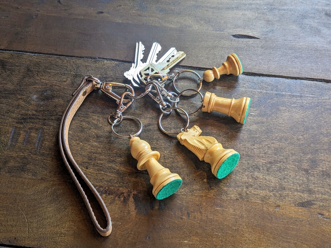 Genuine Vintage Chess Keychains French Lardy Pieces - Etsy