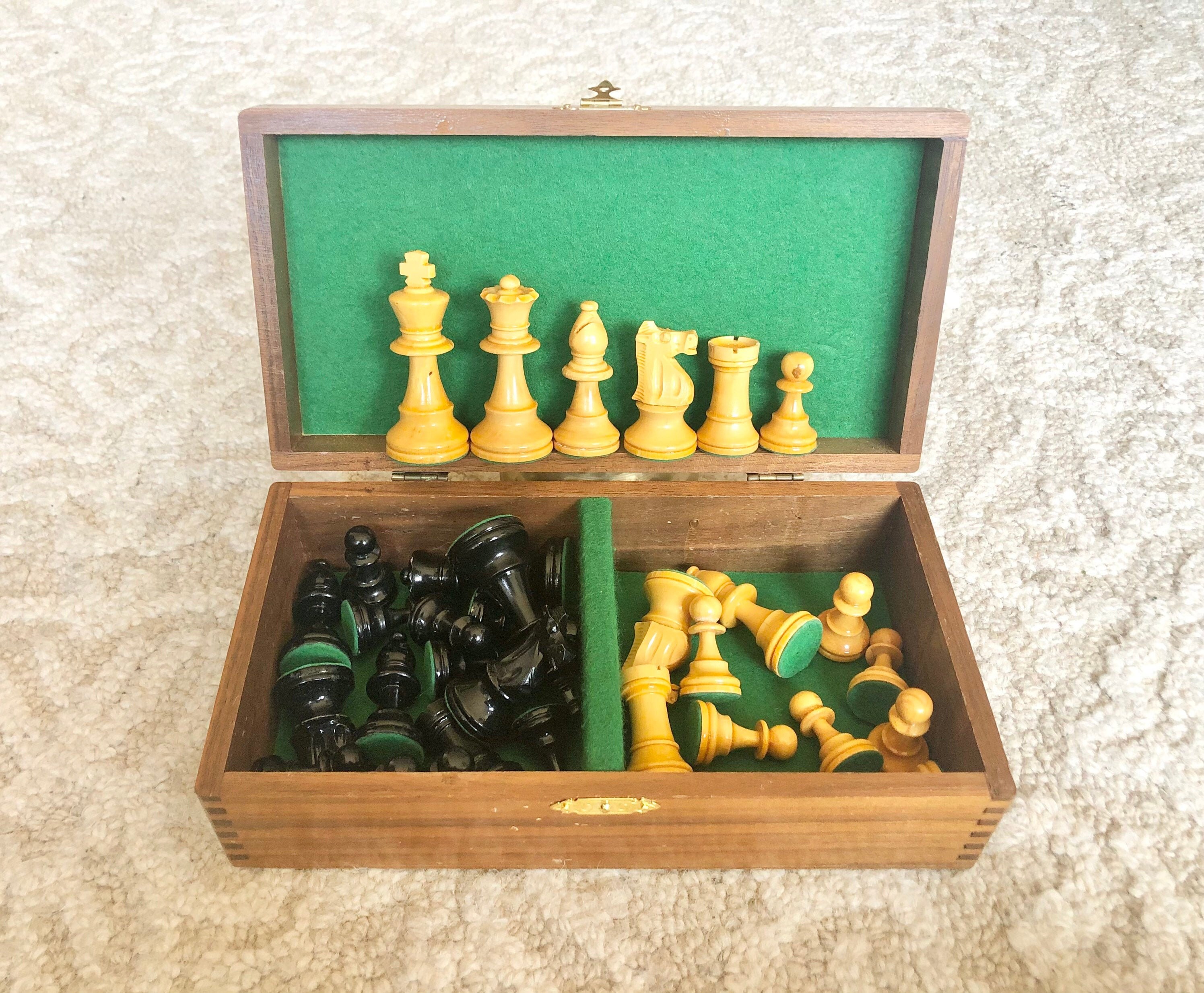 Vintage French Lardy Chess Set Lot 180 - Etsy
