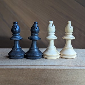 VTG French Library Staunton Chess Set Lot #563 - Etsy